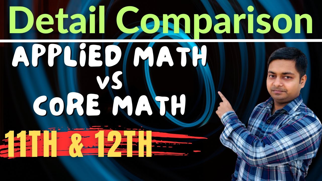 Applied Math Vs Core Math ⁠#maths @sushantclasses6634 - YouTube