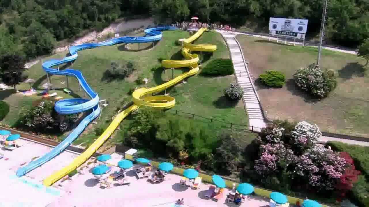 RIOVALLI PARCO ACQUATICO - 2 SCIVOLI - YouTube