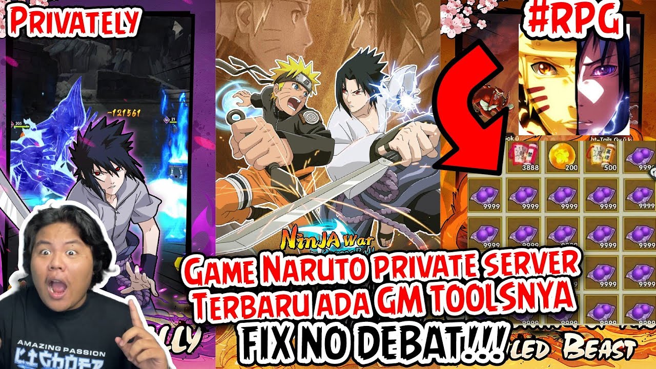 REVIEW GAME NARUTO PRIVATE SERVER TERBARU ninja war hroes ADA GM ...