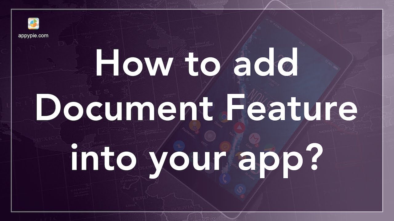 How to add Document Feature into your app? - YouTube