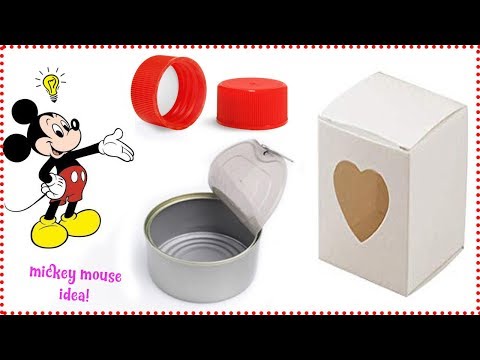 3 MICKEY MOUSE IDEA WITH RECYCLED MATERIALS! ♻ ♥
