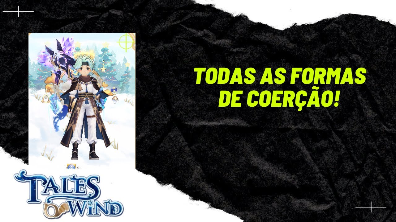 PLANILHA DE COERÇÃO! | COERCION WORKSHEET! [EN SUB] | Tales Of Wind ...