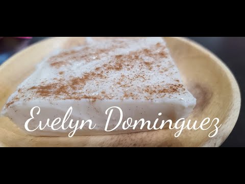 How to Make a Tray of Tembleque Coconut Pudding - YouTube
