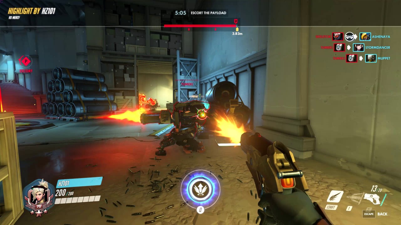 Overwatch - Mercy Carry - YouTube