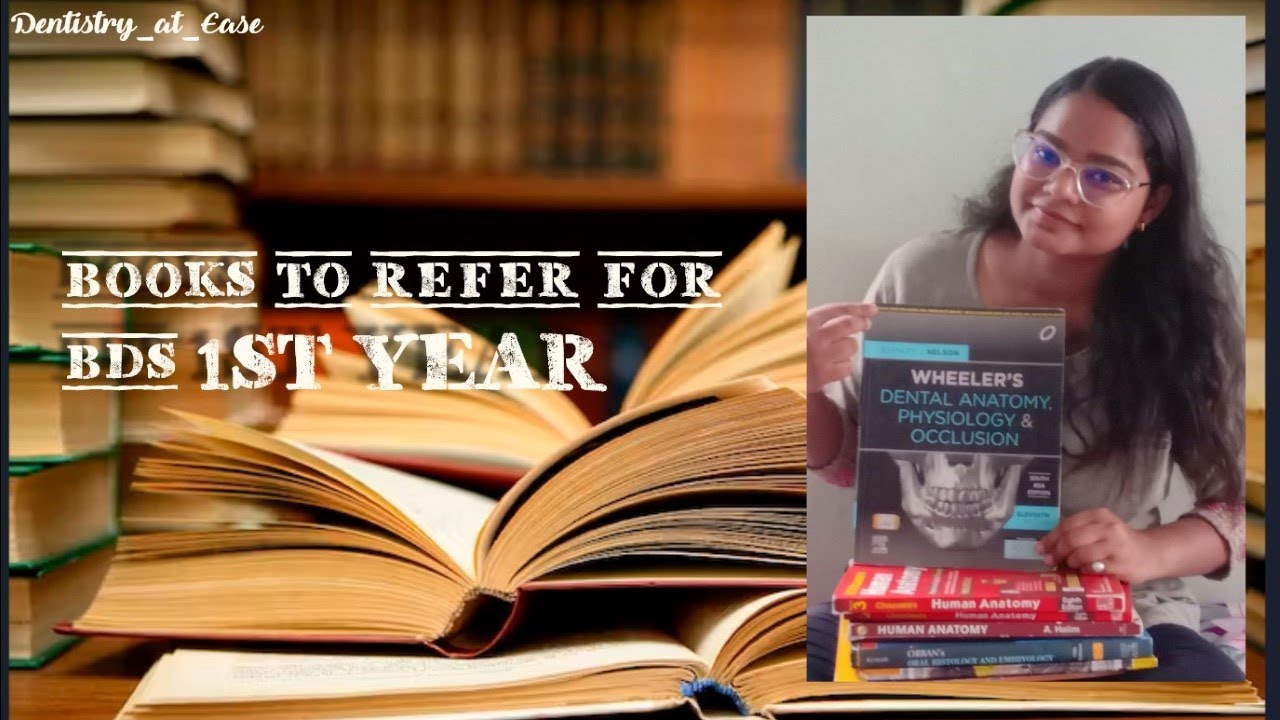 BOOKS TO REFER FOR BDS 1st year - YouTube