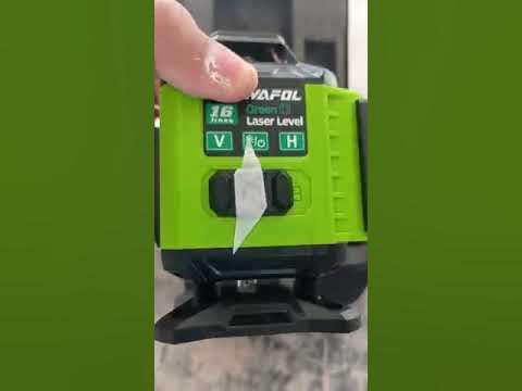 nível laser verde padwafol - YouTube