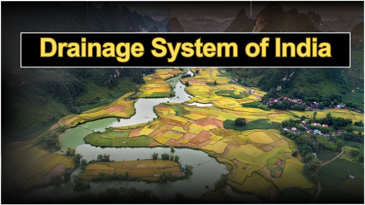 Drainage System of India | भारत Ka river system | Indian geography ...