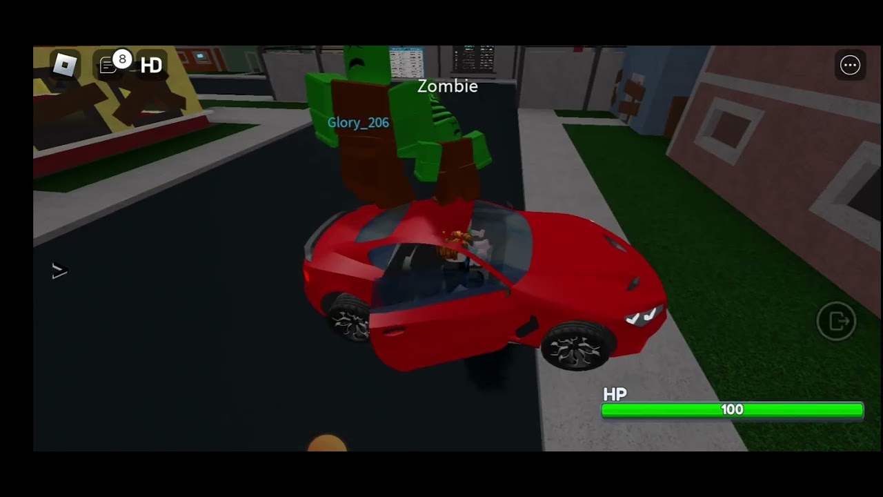 gameplay of Roblox Brookhaven Zombie Invasion are there | I smash ...