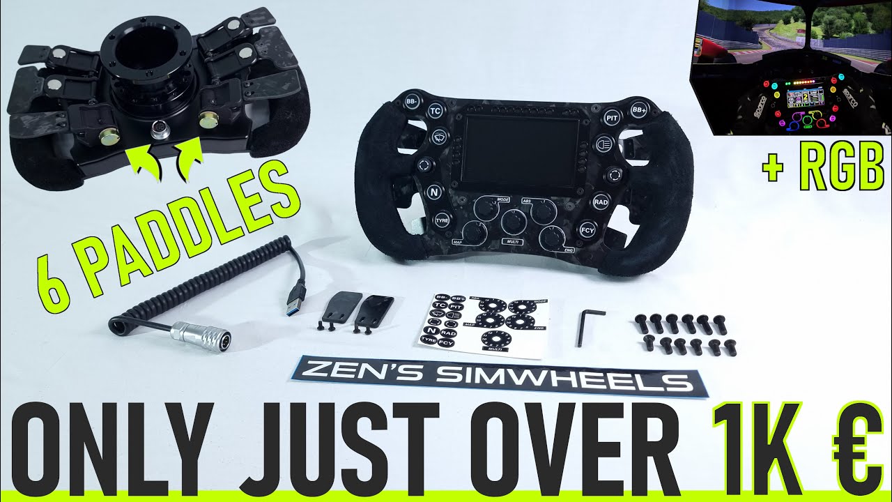 Zen's Simwheels UNIFLEX-Elite Sim Racing Wheel - In-Depth Review - YouTube