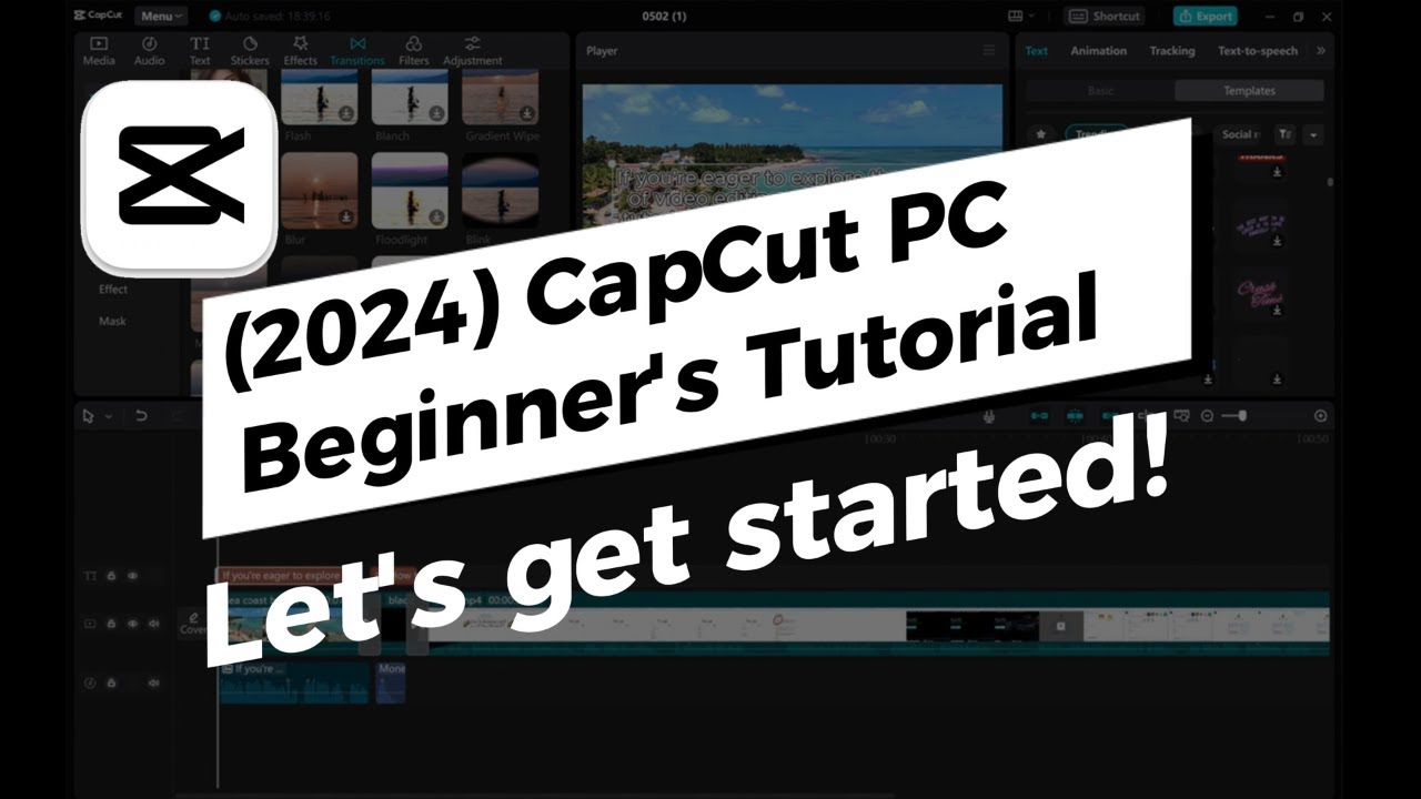CapCut PC Beginner's FULL Tutorial (2024) | Step-by-Step Guide - YouTube