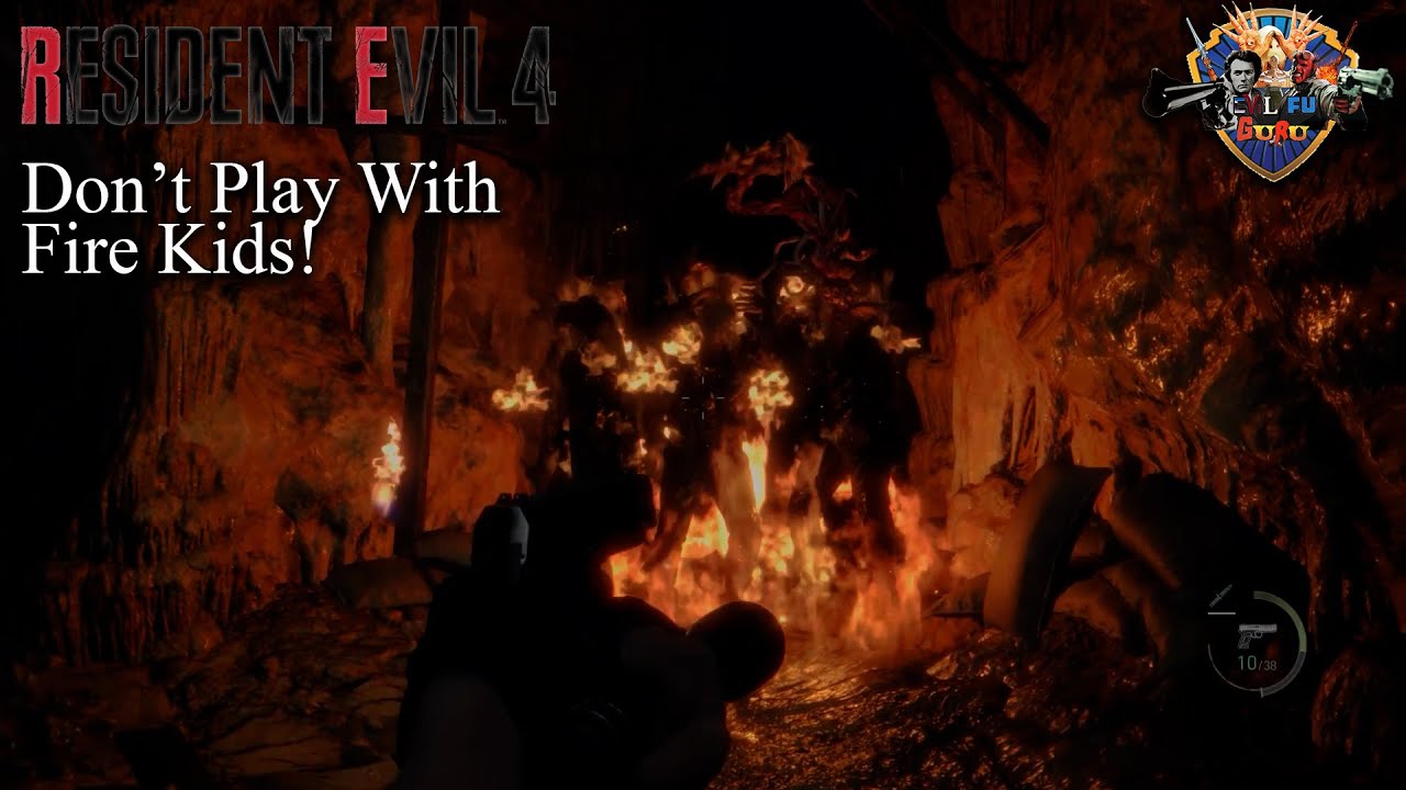 Playing With Fire In Resident Evil 4 Remake - YouTube