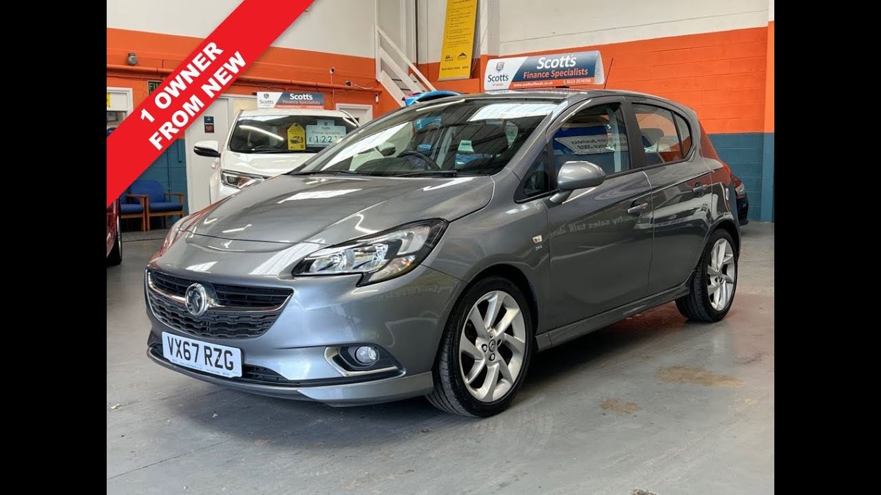 VAUXHALL CORSA 1.4 SRI VX-LINE ECOFLEX 5 DOOR GREY 1 OWNER FROM NEW ...