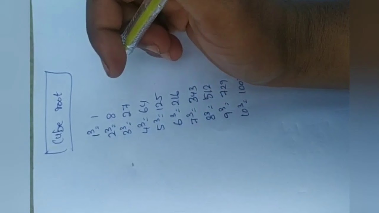 Cube Root With Decimal Point In 5 Secs YouTube Cube Root With Decimal Point In 5 Secs YouTube