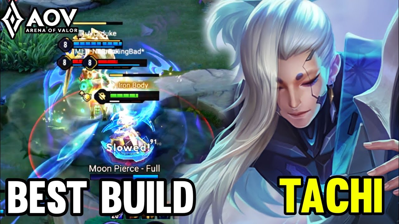 AOV : TACHI GAMEPLAY | BEST BUILD - ARENA OF VALOR LIÊNQUÂNMOBILE ROV COT - YouTube
