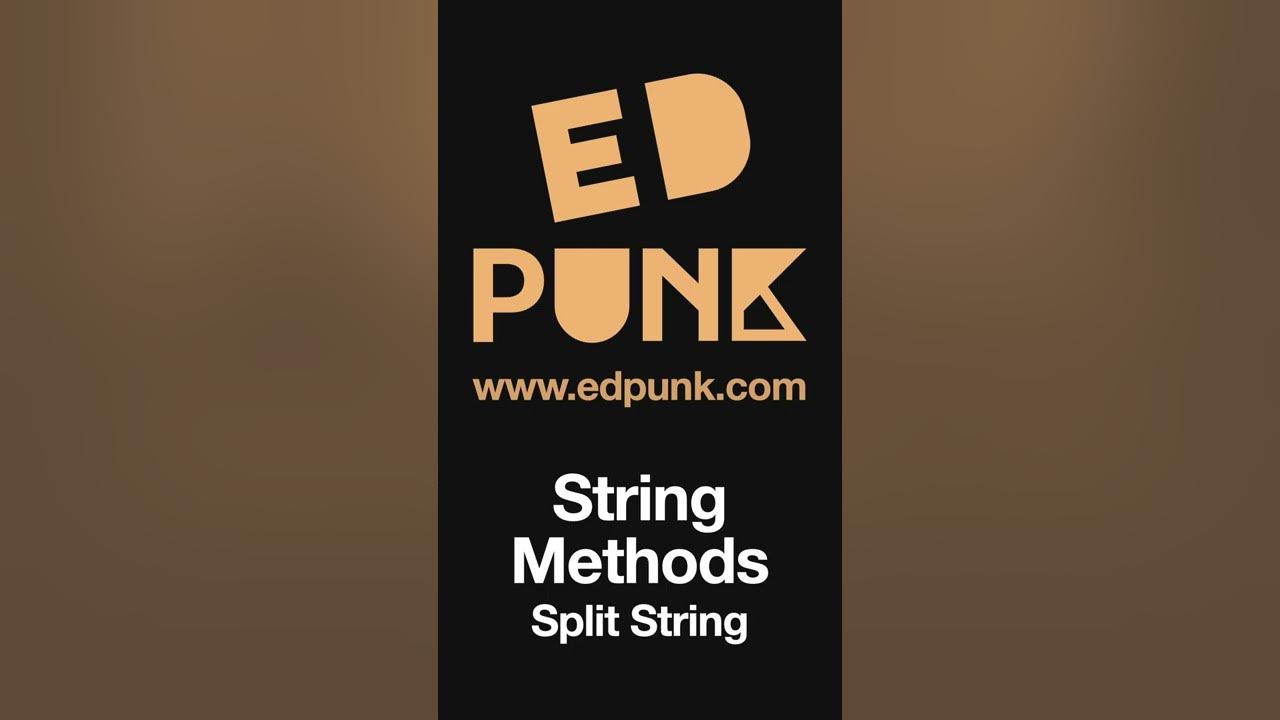 Day 43 Split A String In Python Learn Python Dark Mode 100daysofpython Youtube