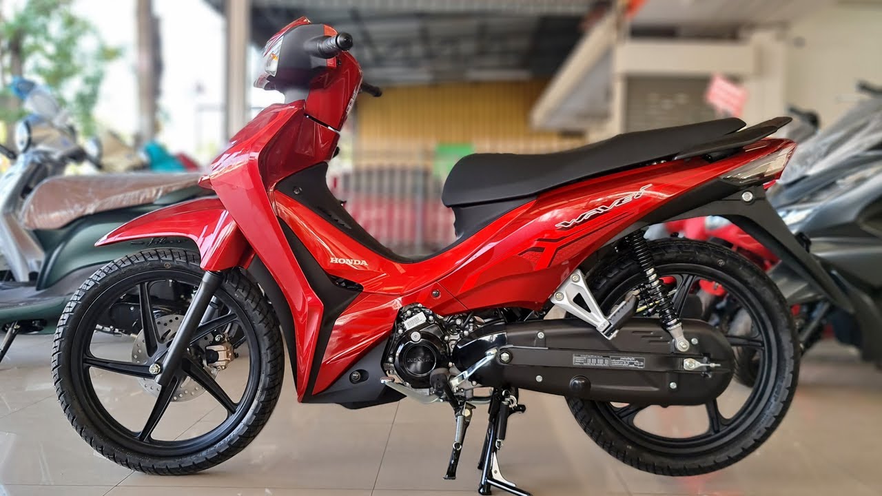 All New Honda Wave110i 2021 Red - YouTube