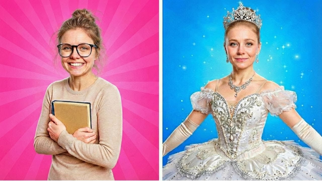 NERD TRANSFORMS INTO BALLERINA QUEEN 💃 Incredible Glow Up - YouTube