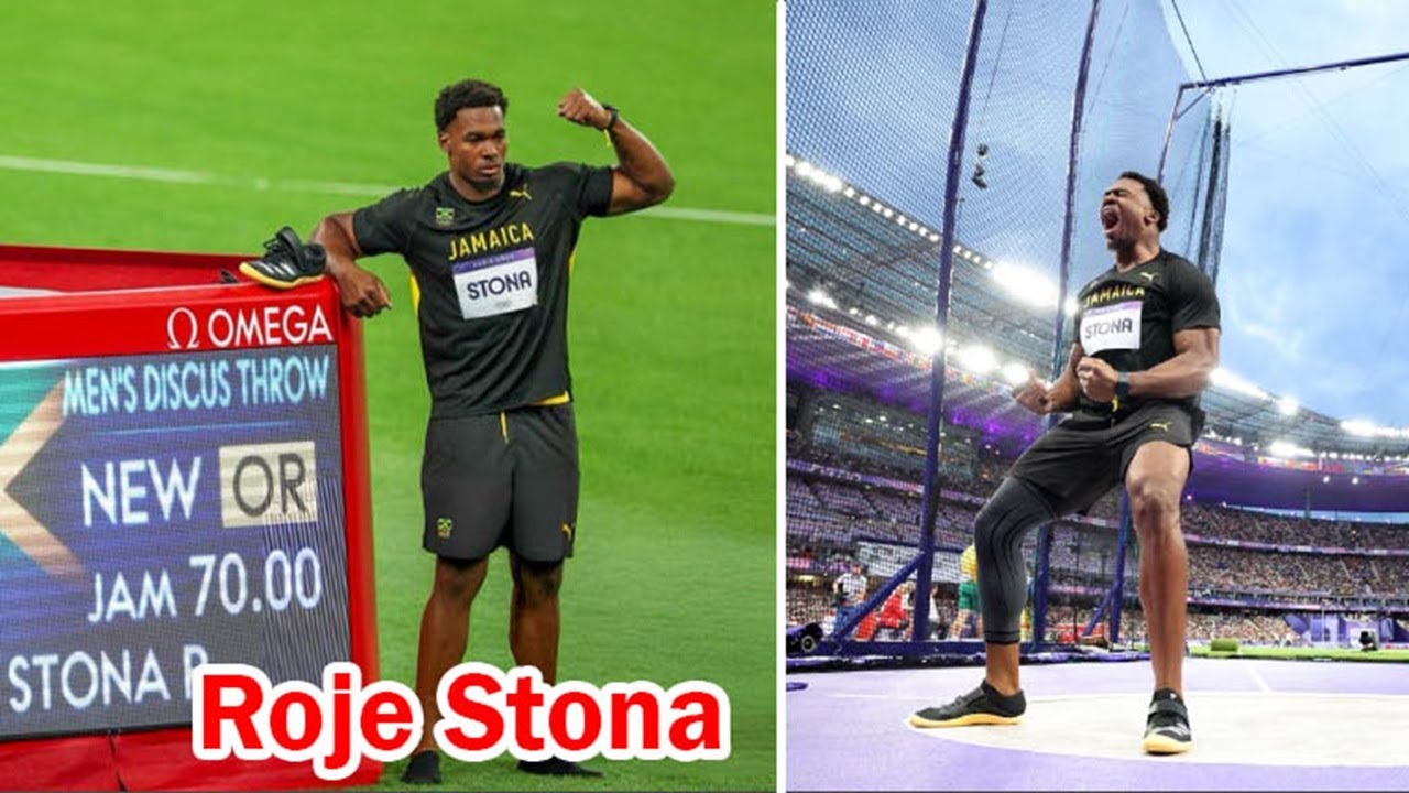 Rojé Stona set a new world record as he stormed to victory in the men's ...