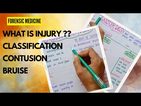 What is Injury ?? Forensic medicine and Toxicology - YouTube
