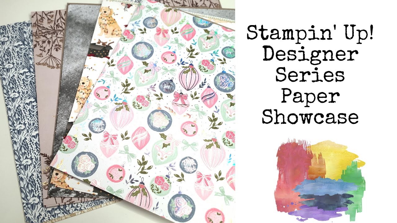 Stampin Up Mini Catalogue Paper Showcase - YouTube