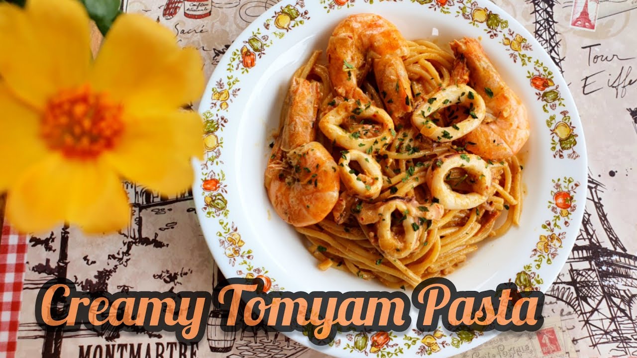 Creamy Tomyam Pasta | Resepi Viral Pasta Itali Ft. Tomyam Siam - YouTube