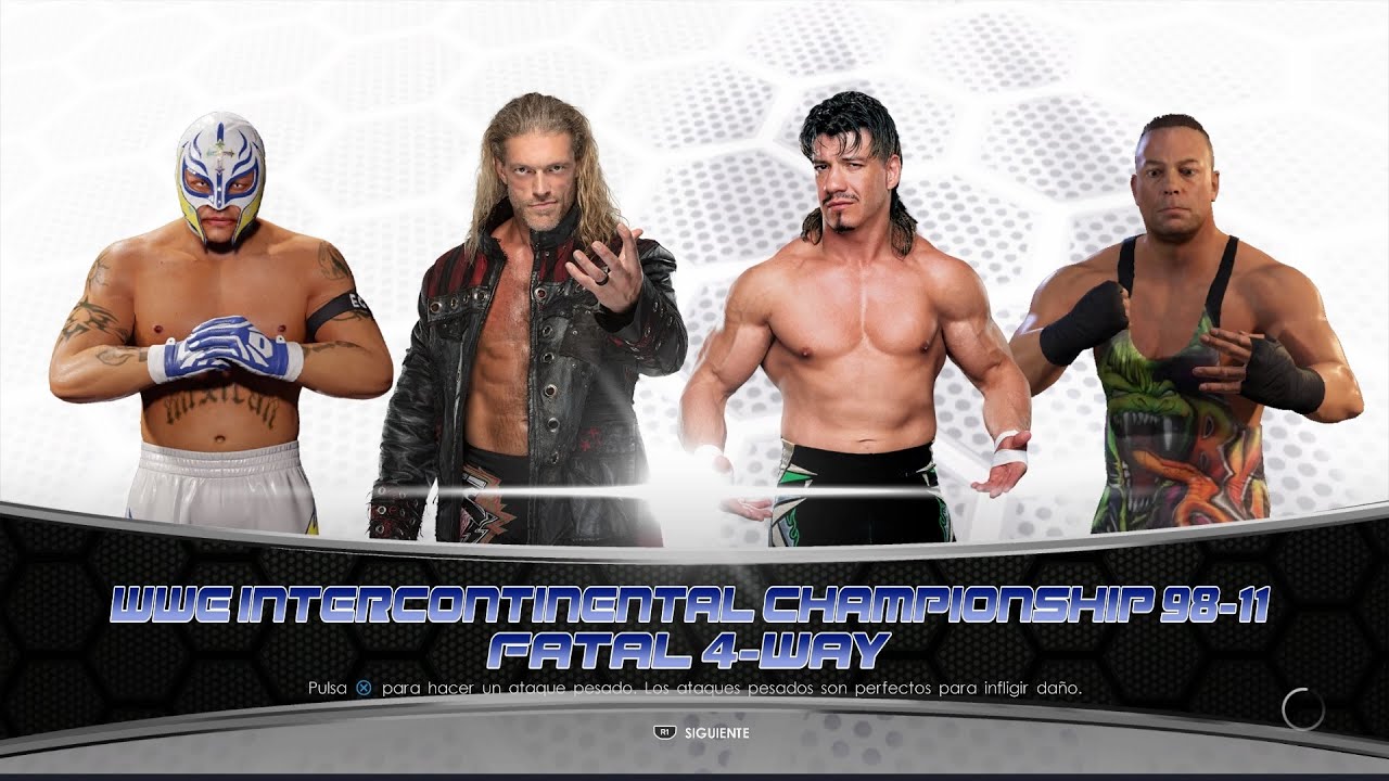 RVD VS Edge VS Rey Mysterio VS Eddie Guerrero WWE Intercontinental ...