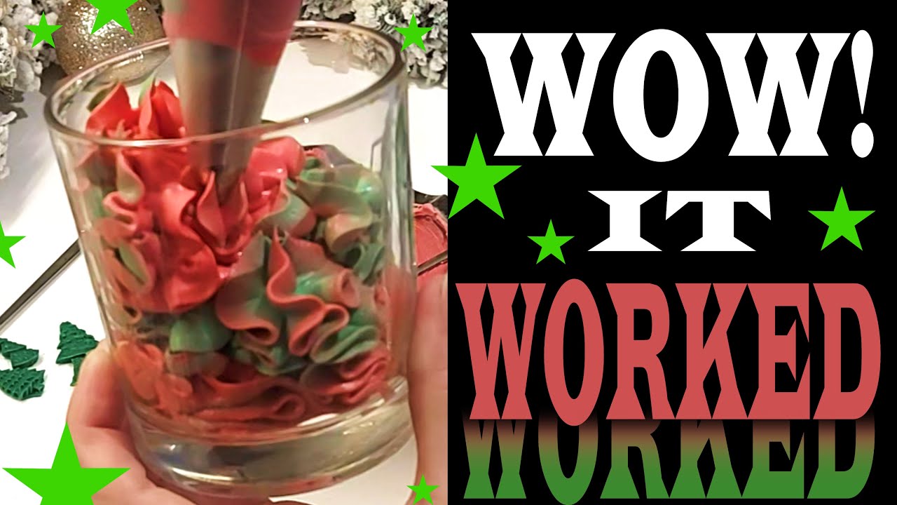 How To Do A Mesmerizing Two-Coloured Piping Candle! - YouTube