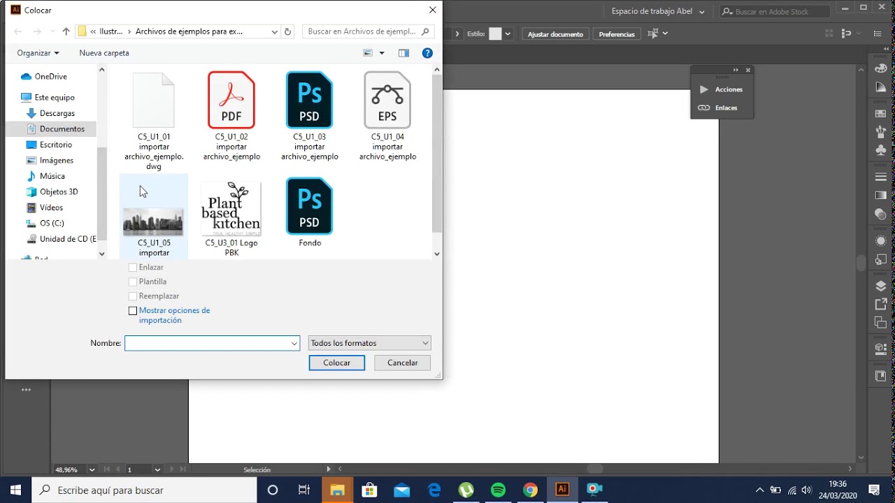 Cómo importar archivos de Autocad en Adobe Illustrator - YouTube