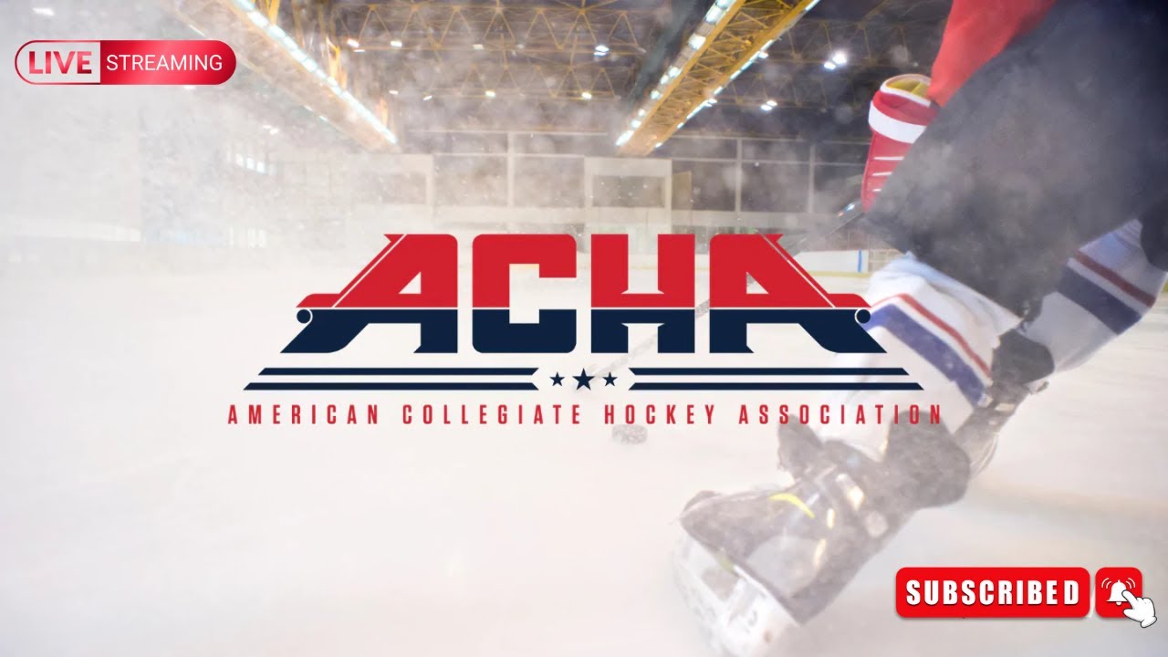 LIVE American Collegiate Hockey Association (ACHA) Full Game - YouTube