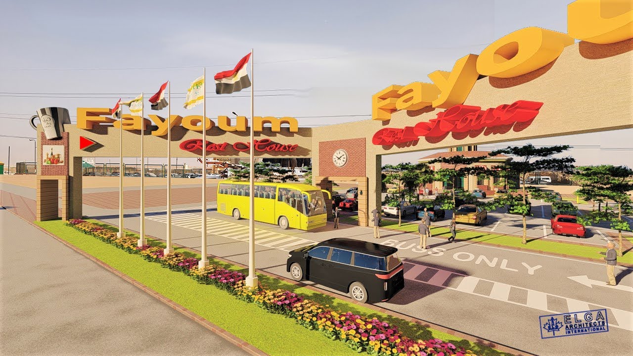 Highway Rest House & Open Food Court Plaza - YouTube