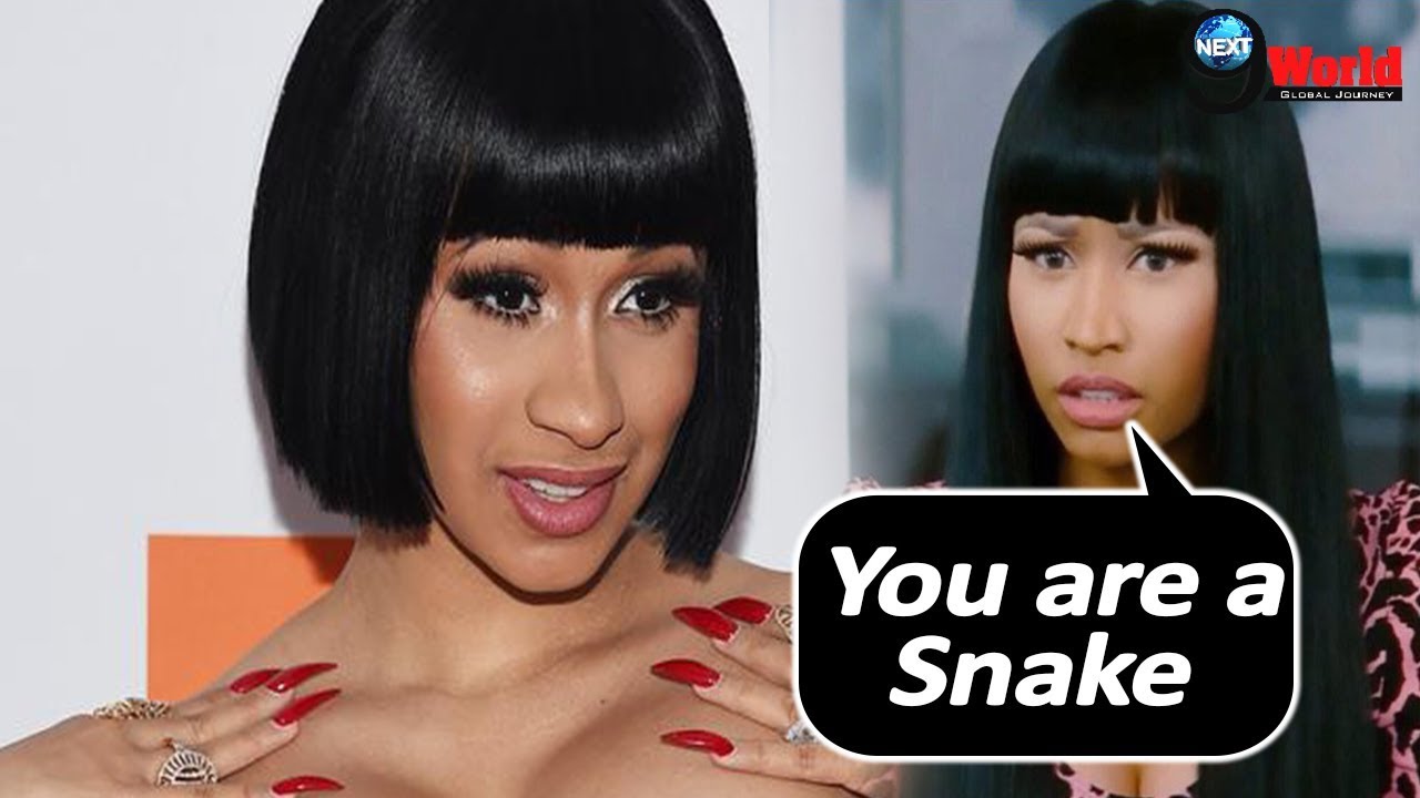 Arch Rivalry! Cardi B Thinks Nicki Minaj Is ‘A Snake’- is this sign of ...