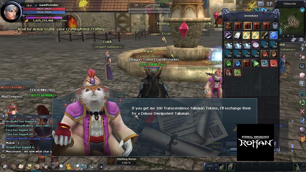 LET'S MAKE A TRANSCENDENCE TALISMAN : OFFICIAL ROHAN ETERNAL VENGEANCE - YouTube