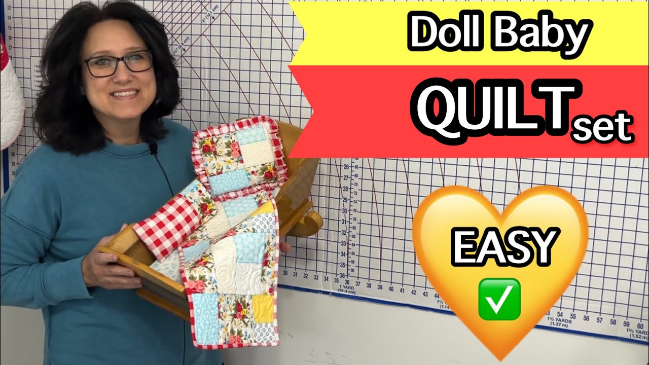Make A Baby Doll Quilt - YouTube