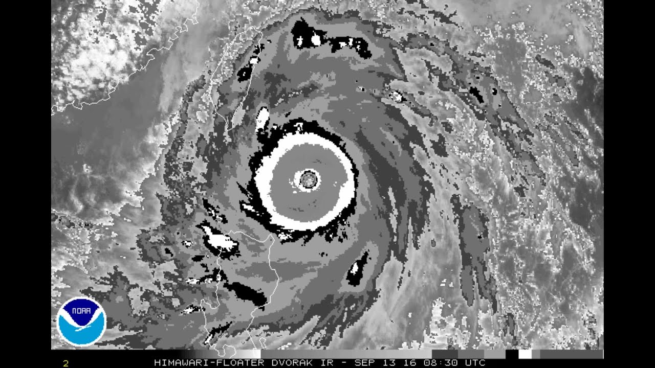 2016 : Super Typhoon Meranti ∙ Ferdie ∙ 16W - YouTube