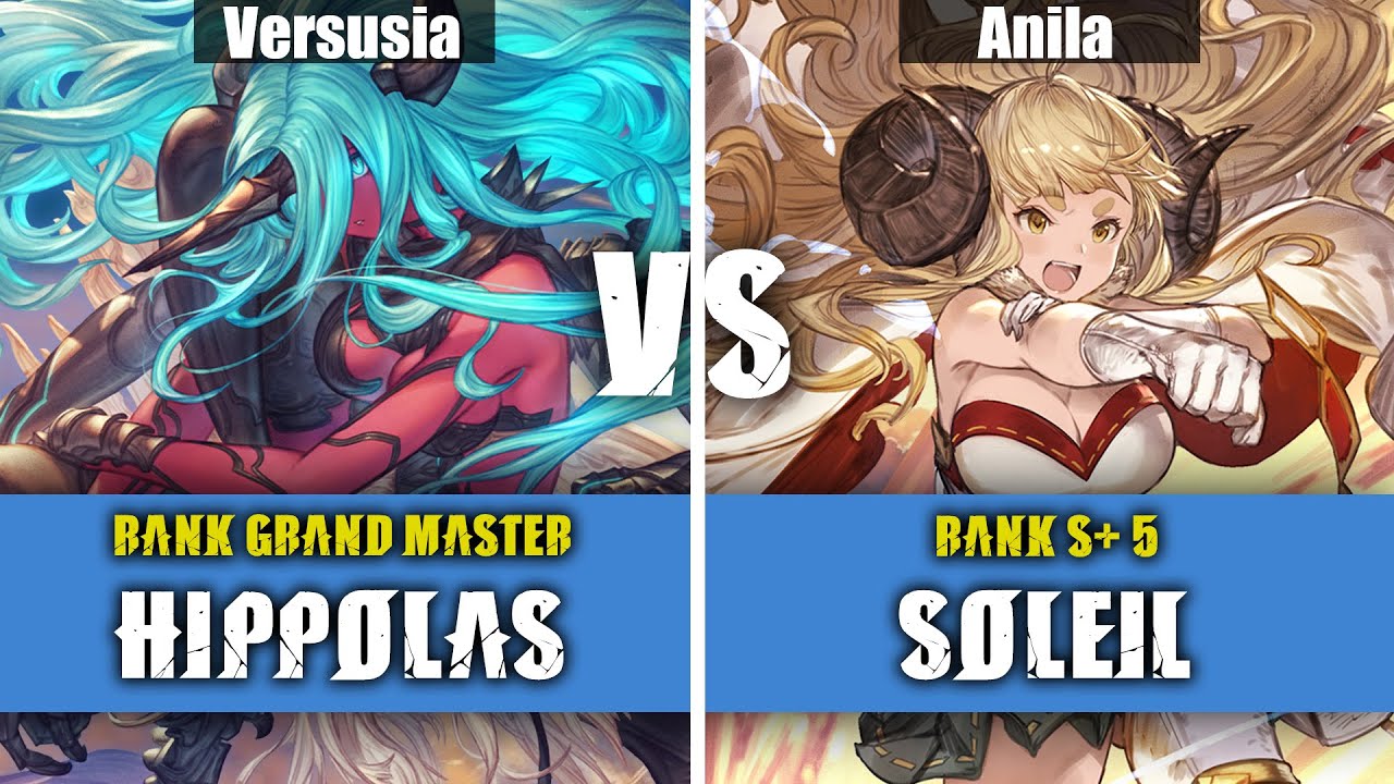 GBVSR: Hippolas (Versusia) Vs Soleil (Anila) | Granblue Fantasy Versus ...