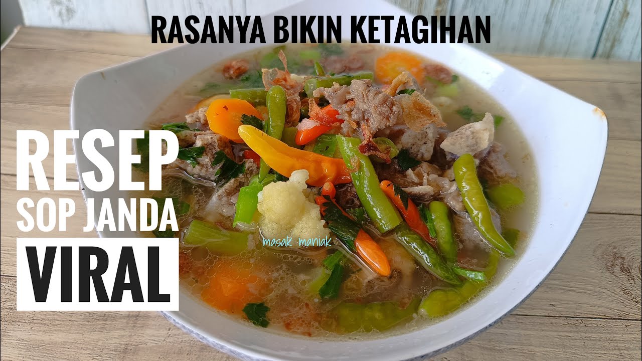 Resep Masak Sop Janda Viral - YouTube