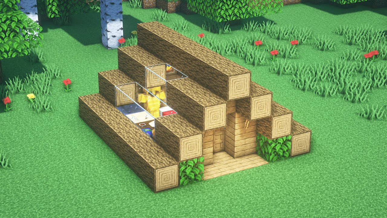 Minecraft Simple Starter House Tutorial #7 - Minecraft House Tutorial ...