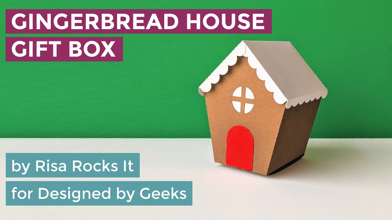 How to Make this Adorable Gingerbread House Box! - YouTube
