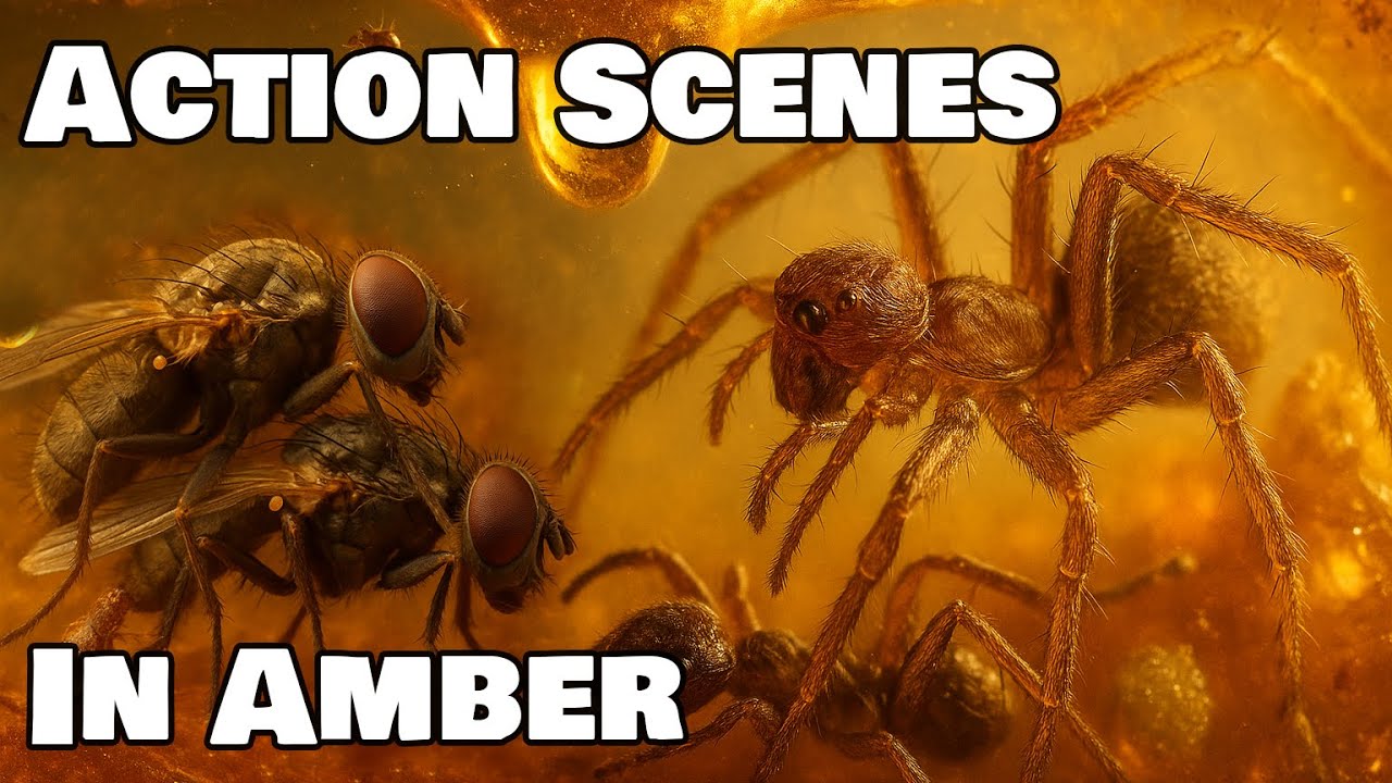 Fossilized Behavior: Incredible Action Scenes Trapped in Amber - YouTube