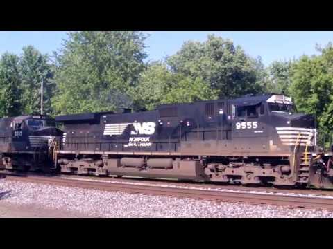 NS 19K @ COLBURN, IN 6 25 20 NS 9555 NS 9510 NS 4052 NS 8502 - YouTube