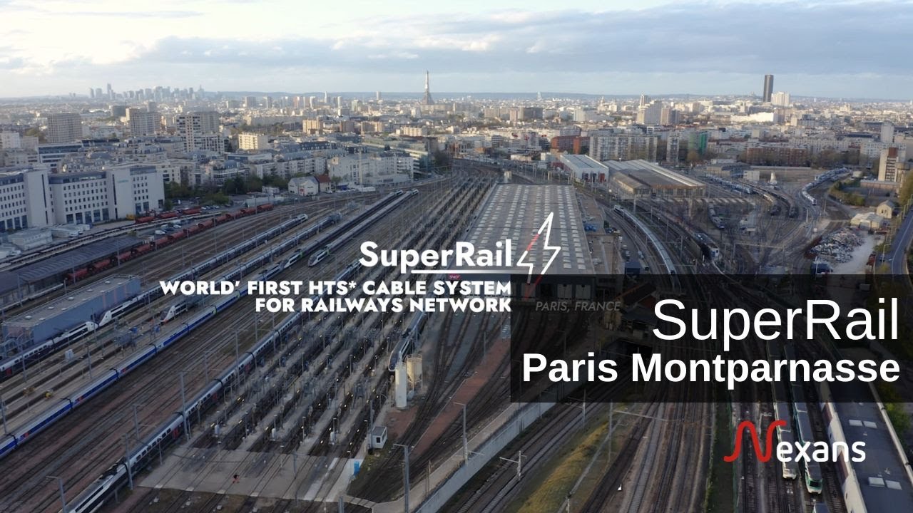 SuperRail - World first HTS cable system for railway network - YouTube