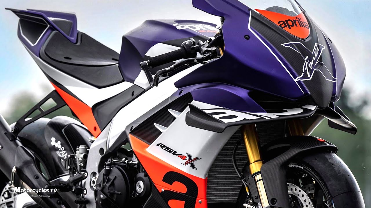 New Aprilia RSV4 XTrenta 2023, Upgrade More Power 230HP - YouTube