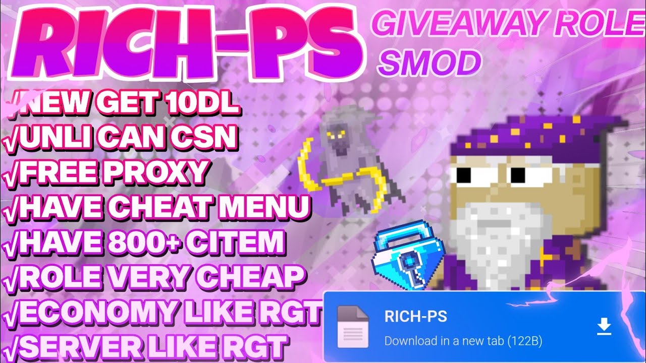 GIVEAWAY ROLE SMOD!! 😍🔥🤑 | RICH-PS | MAEN DISINI AUTO JADI KAYA RAYA ...