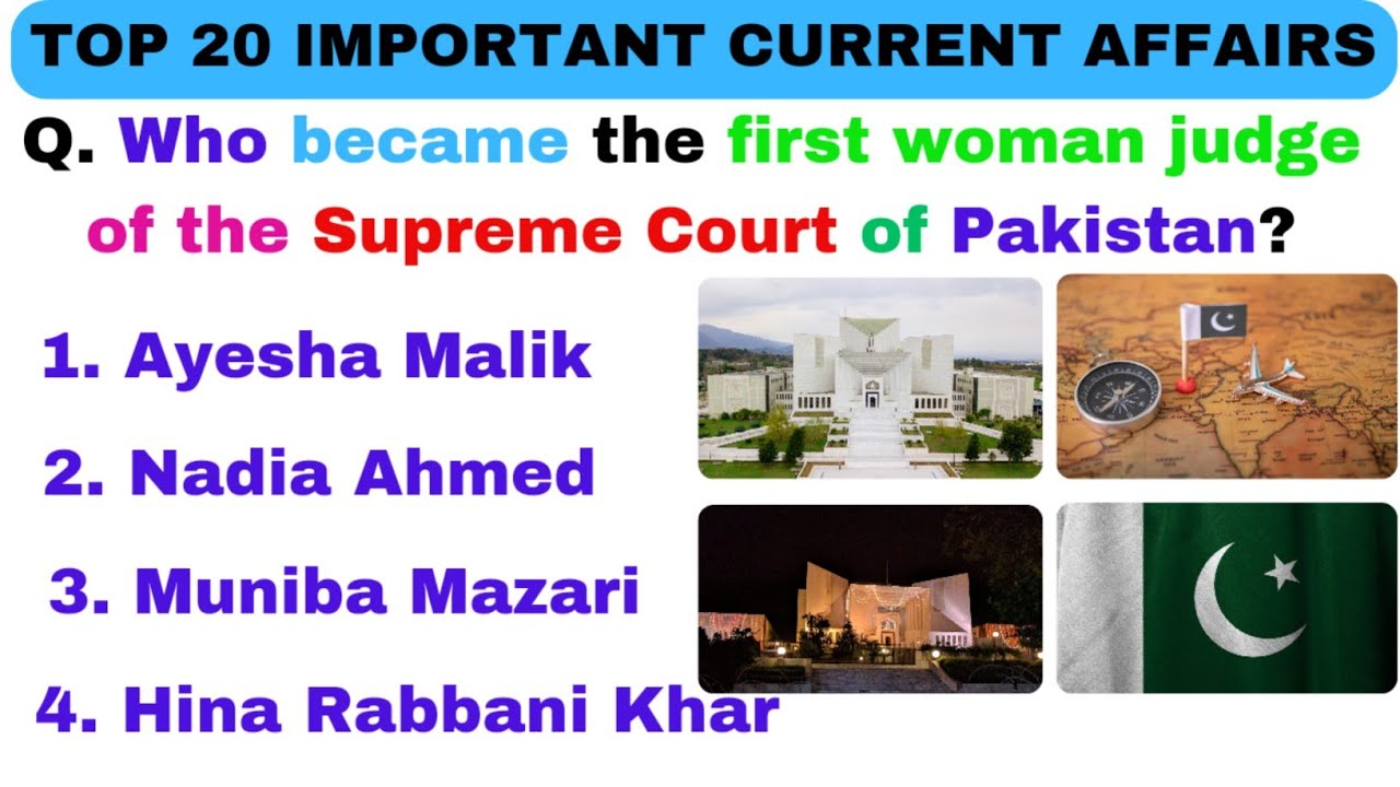TOP 20 IMPORTANT CURRENT AFFAIRS| RECENT GLOBAL NEWS| GK GS| WORLD NEWS ...