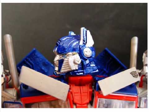 Transformers Rotf Optimus Prime Custom head with face showing - YouTube