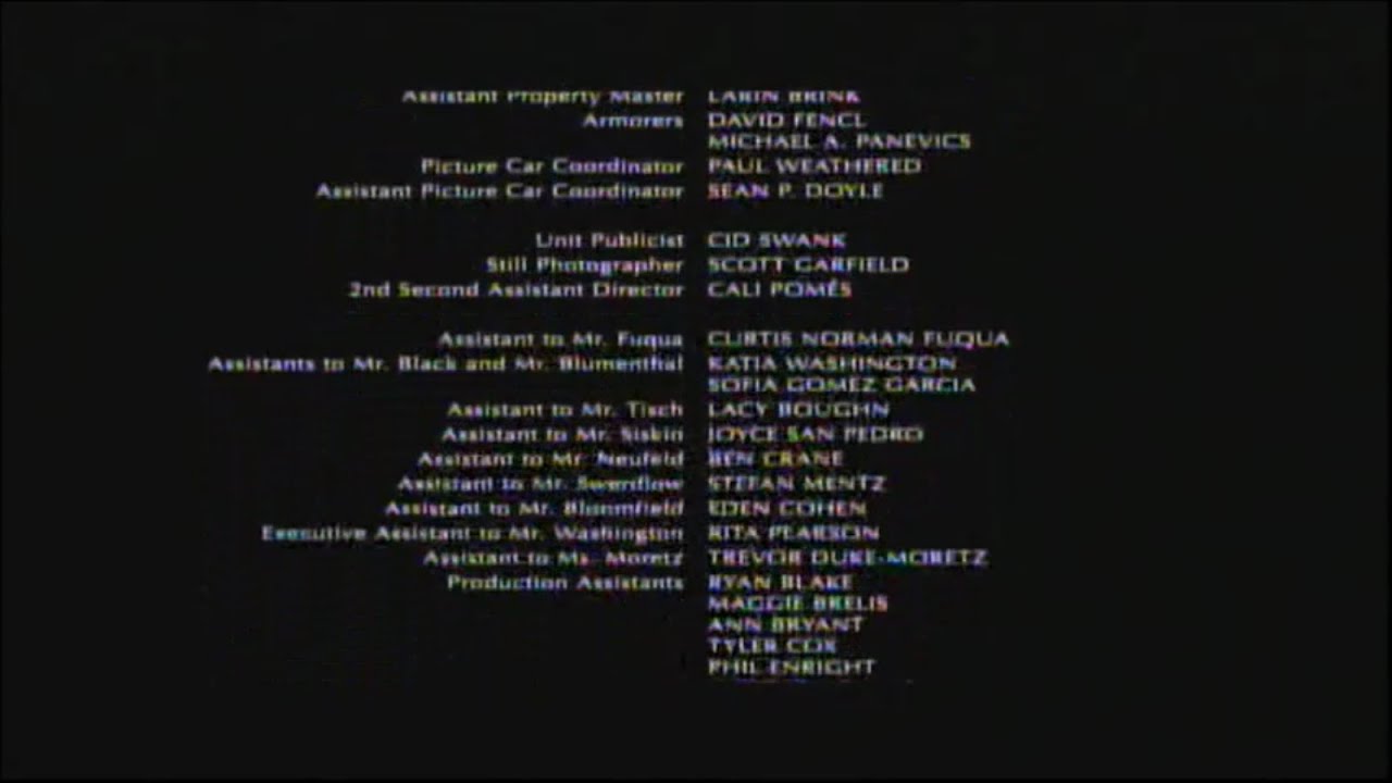 The Equalizer (2014) End Credits (UniMás 2025) - YouTube