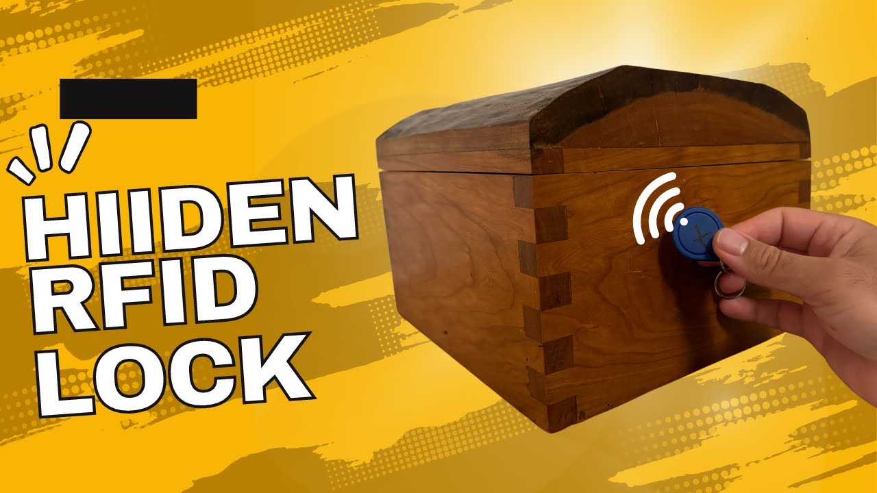 A super cool RFID lock you can install on Drawers or boxes by Homello ...