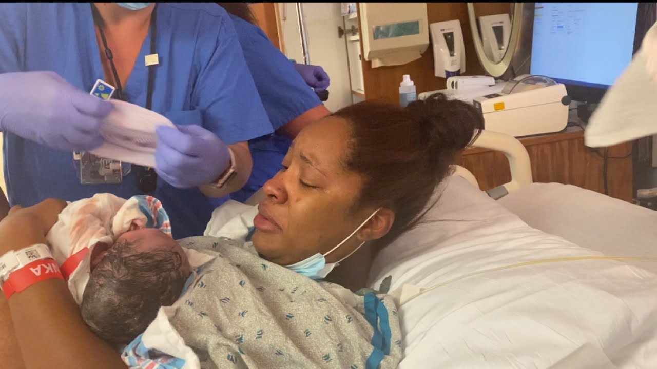 The Birth of My Son 💙 | Labor & Delivery Vlog *RAW & EMOTIONAL FOOTAGE ...