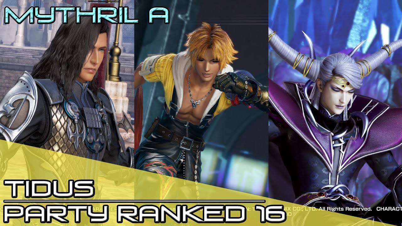 DUNK WITH VAYNE! Dissidia Final Fantasy NT (DFFNT) - Tidus Ranked Party ...