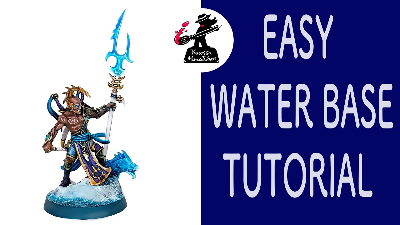 How to Make a Water Base for Miniatures - YouTube